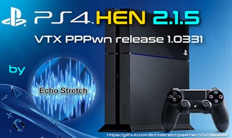 PS4 PS4HEN VTX mis à jour en version 2 15
