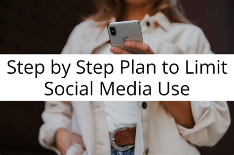 a step by step plan to limit social media use unlocking joy