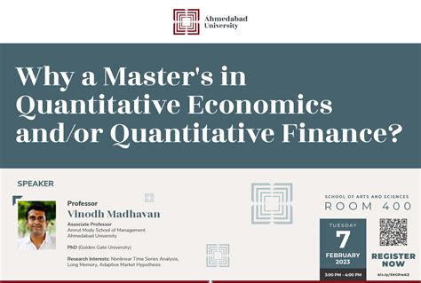 Why A Master S In Quantitative Economics And Or Quantitative Finance