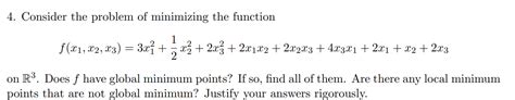 Solved Consider the problem of minimizing the | Chegg.com