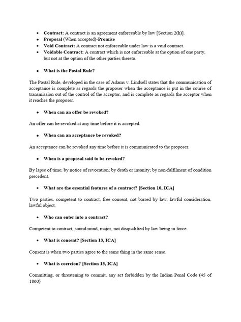 Contracts Question And Answers Pdf Guarantee Justice