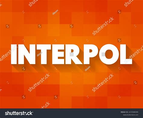 Interpol International Organization That Facilitates Worldwide Stock