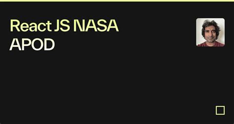React Js Nasa Apod Codesandbox