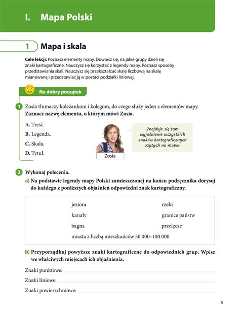 Planeta Nowa Klasa 5 Semestr 1 Mapa I Skala