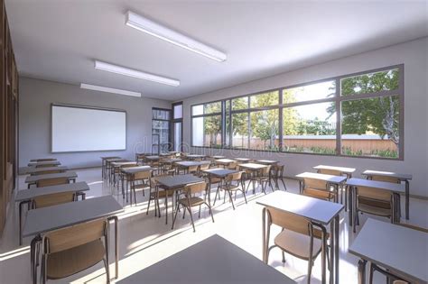 A Bright And Functional Classroom Designed For Structured Learning And