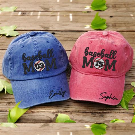 Cool Embroidered Baseball Mom Custom Number And Name Personalized 3d