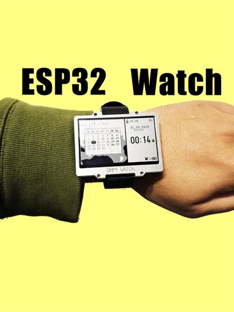 diy esp32 wearable drm watch 3 wearablewednesday adafruit
