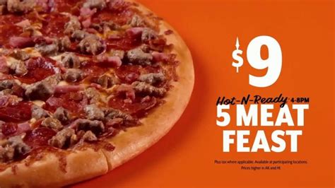 Little Caesars Hot N Ready 5 Meat Feast Tv Commercial Pizza Portal