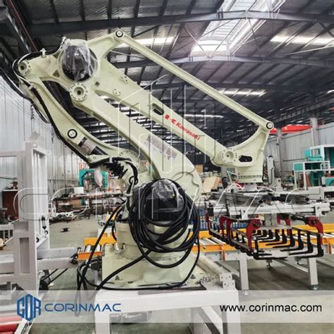 6 Axis Robot Arm Automatic Bag Palletizing Machine For Handling And