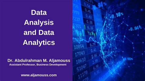 Dr Abdulrahman M Aljamouss Data Analysis And Data Analytics
