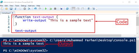 Comment écrire sur la console dans PowerShell