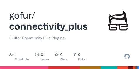 Github Gofurconnectivityplus Flutter Community Plus Plugins