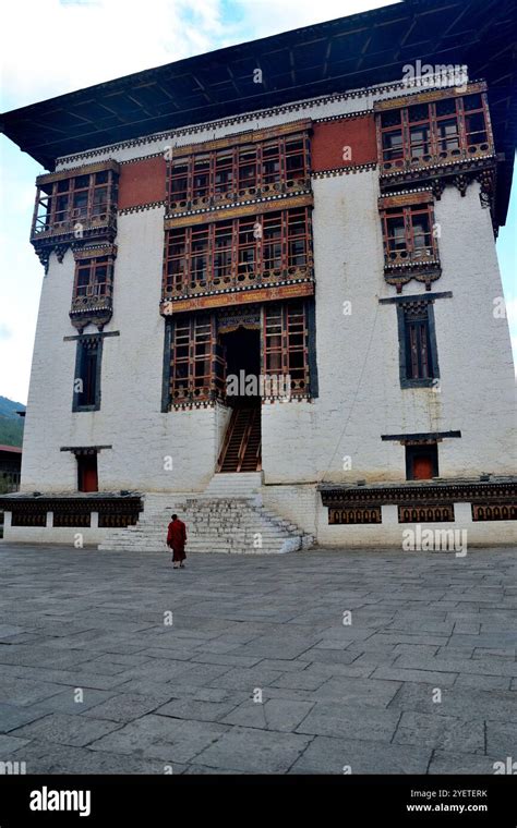 Partial View Of The Kings Palace Also Known As Dechencholing Palace