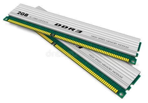 DDR3 Memory Modules Stock Illustration Illustration Of Ddr3 17599686