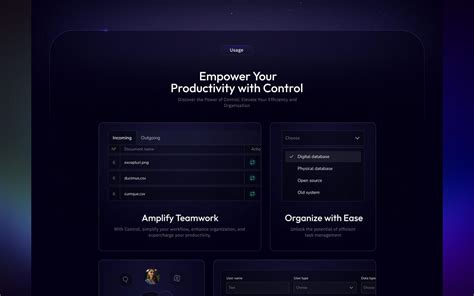 Control SaaS HTML Responsive Website Template