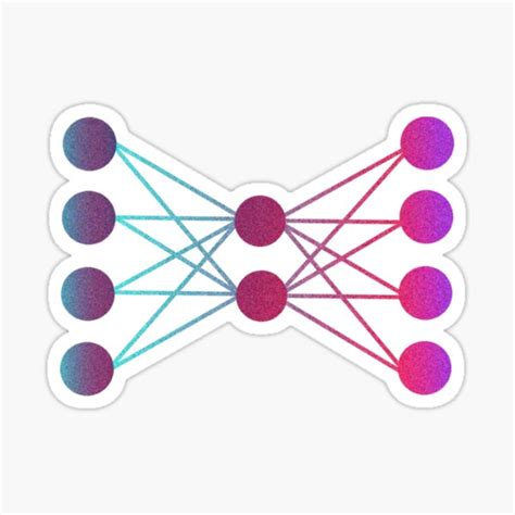 Autoencoder Deep Learning Neural Network Sticker For Sale By Dzyndu