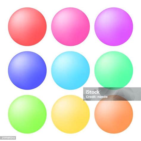 벡터 광택 배지 흰색 배경에 사실적인 스타일의 다채로운 자석 아이콘 0명에 대한 스톡 벡터 아트 및 기타 이미지 0명 3차원 형태 공 스포츠 장비 Istock