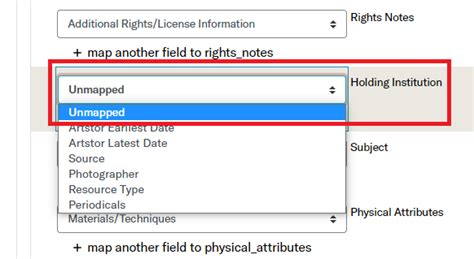 Field Specific Mapping Recommendations Jstor Shared Collections Support