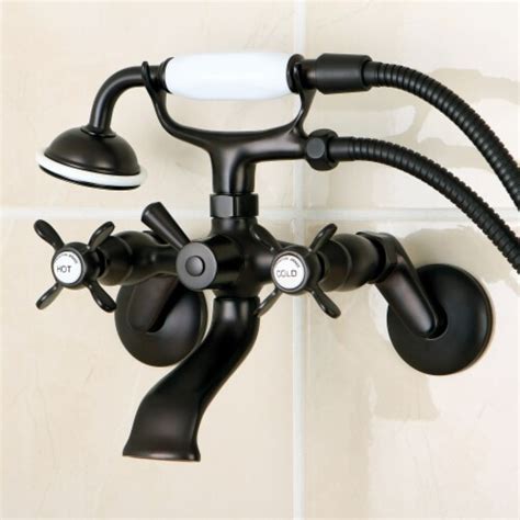 Ks286orb Essex Wall Mount Clawfoot Tub Faucet With Hand Shower Oil