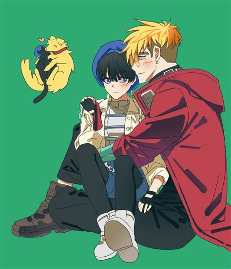 All Is Love Meryl Stryfe Vash The Stampede Trigun Trigun Stampede Black Footwear Blue