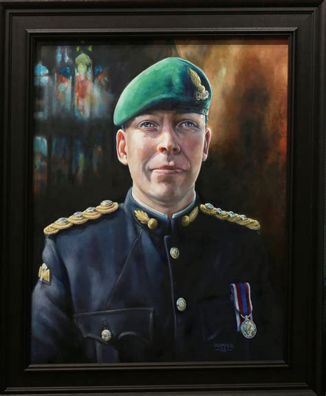 Officer 24 Commando Royal Marines Stephen Hopper Fine Art