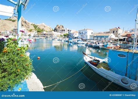 Myrina Limnos Greece Editorial Photography Image Of Harbor 43380087