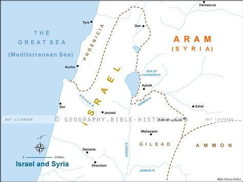 Sites And Events In 2 Kings