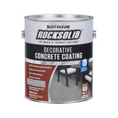 Rust Oleum 306267 Xcp2 Rocksolid Decorative Concrete Coating Slate Gallon Pack Of 2 Buy Now