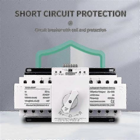 4p 63a 380v Mcb Type Dual Power Automatische Omschakelaar Ats Hk A X