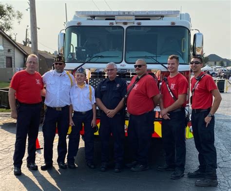 Bristol Kendall Fire Protection District Pictured Left To Right Fire