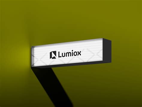 Lumiox Logo Design Visual Identity Behance
