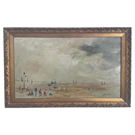 A Group By The Shore By Nancy Braginton Smith At 1stdibs