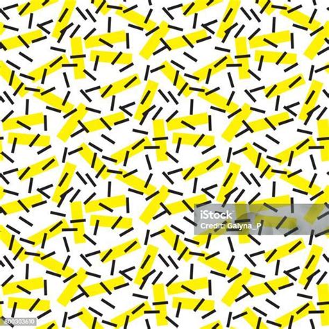 현대 기하학 패턴 원활한 벡터 그림 표면 디자인 인쇄 및 웹에 대 한 레트로 포스트 모던 스타일의 모티브 팝 아트 반복 직물 샘플입니다 긁힌에 대한 스톡 벡터 아트 및 기타