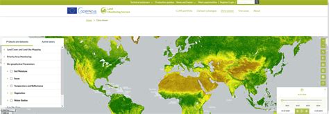 Accessibility Of Global Clms Datasets — Copernicus Land Monitoring Service