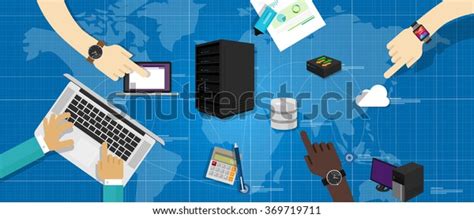 intranet network computer server database router stock vector royalty
