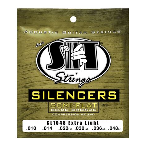 Sit Gl1048 Silencer 8020 Acoustic Guitar Strings Thestockist