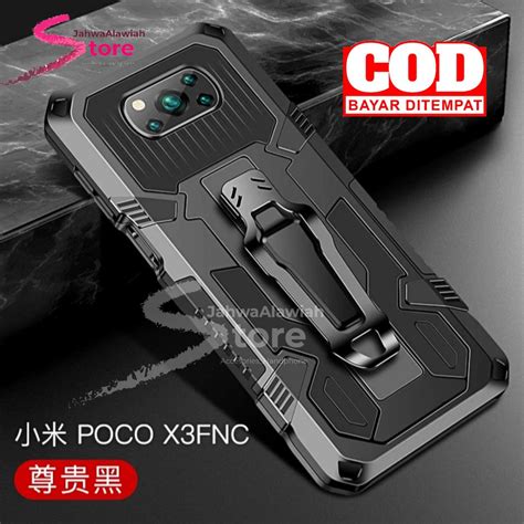 Jual Case Xiaomi Poco X Nfc X Pro Casing Terbaru Shockprof Kickstand Clip Rugged Armor Hybrid