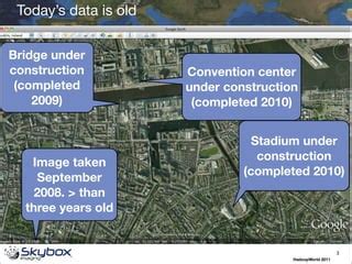 Hadoop World Indexing The Earth Large Scale Satellite Image Processing Using Hadoop
