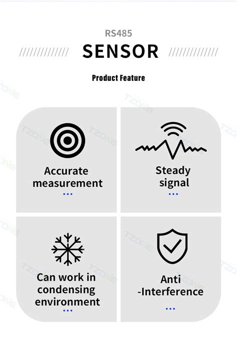 Data Logger Temperature Humidity Rs485 Temperature Sensors With Modbus