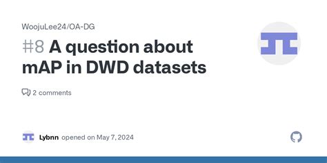 A Question About MAP In DWD Datasets Issue WoojuLee OA DG GitHub