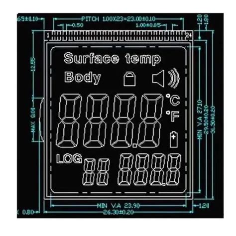 Meter Customized 7 Segment Lcd Tn Stn Fstn Transmissive Lcd Display