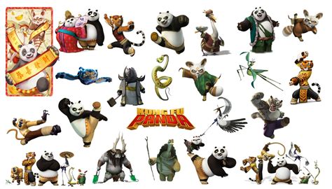23 Piezas Kung Fu Panda Png Etsy España