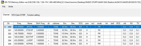 M MCQ HAM RADIO BLOG ALINCO DR E Programming M MCQ HAM RADIO BLOG ALINCO DR E Programming