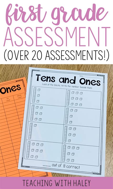 First Grade 1st Grade Assessment Test Printable Printable Free Templates