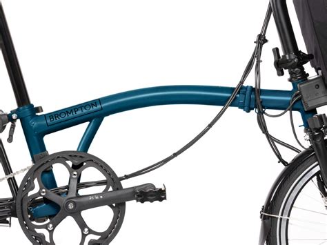 Brompton Electric C Line Hoofd En Voorframe Ocean Blue Qmfa Eb Ob