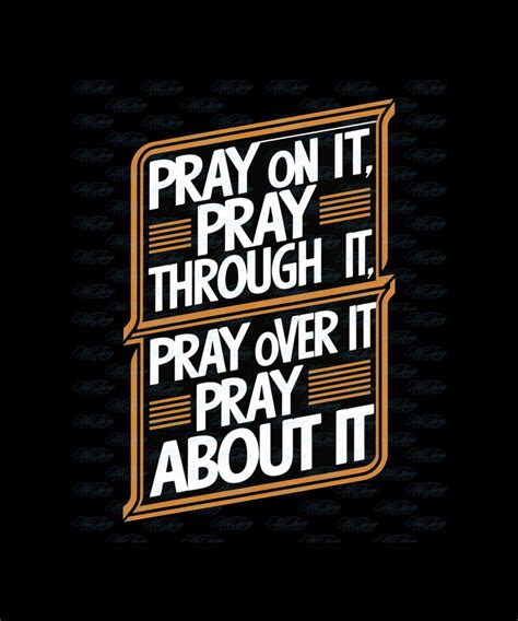 Pray On It Png Christian Prayer Graphic Womens Scripture Art Faith