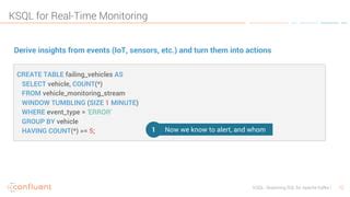 Ksql The Open Source Sql Streaming Engine For Apache Kafka Big Data