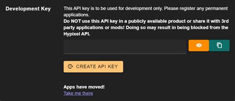 Cant Generate Api Keys Hypixel Forums