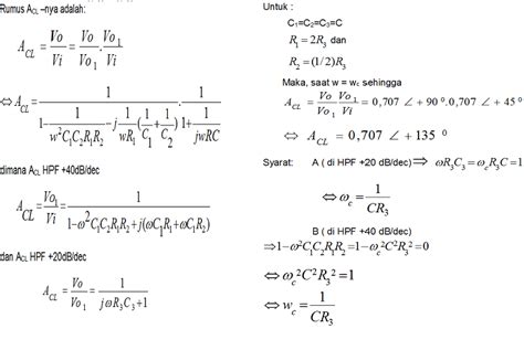 Elektronika 2017 Filter Lpf Dan Hpf