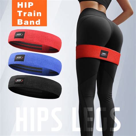 Unisex Booty Band Hip Circle Loop Resistance Band Workout Exercise For